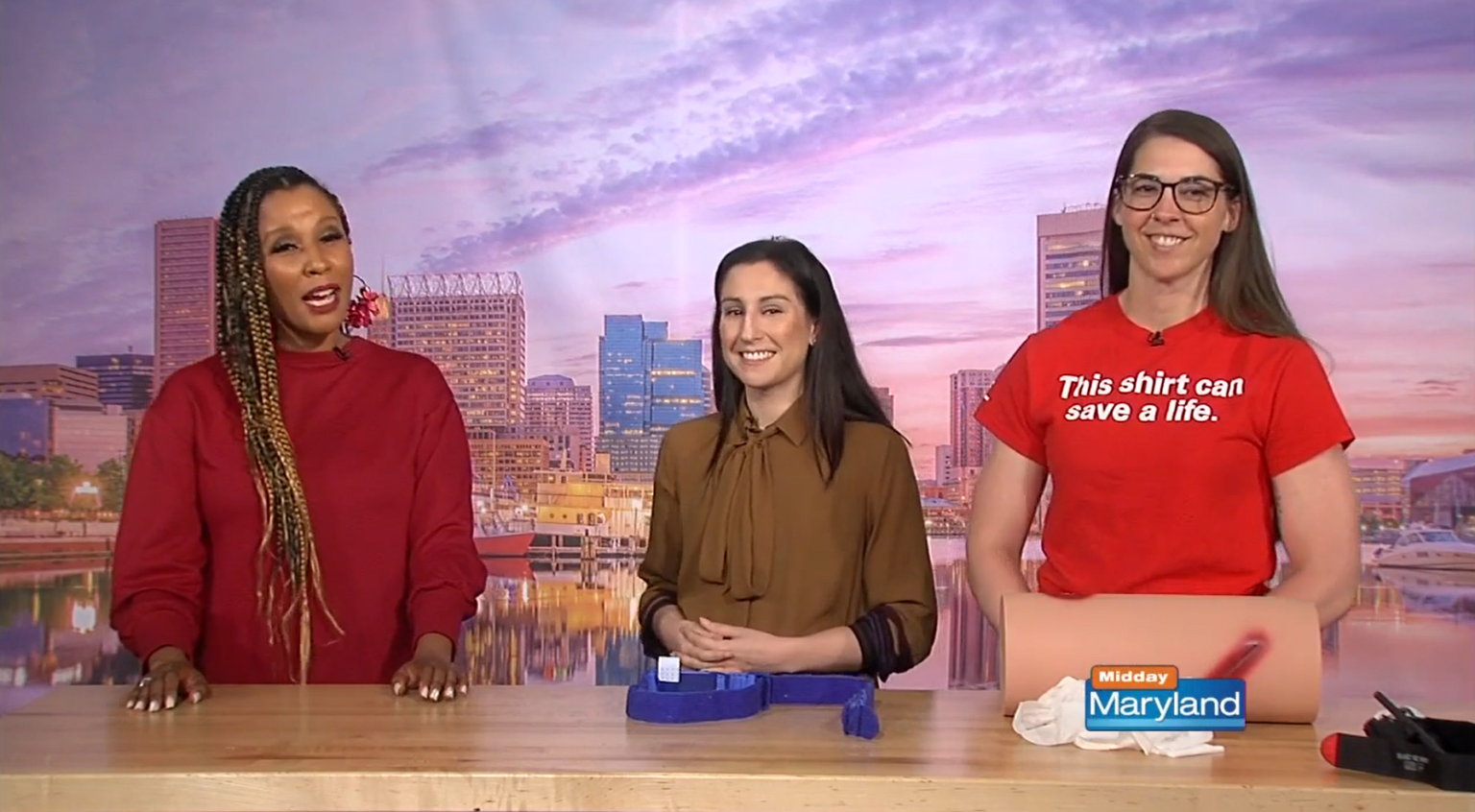 Stop the Bleed on Midday Maryland - Maryland TraumaNET