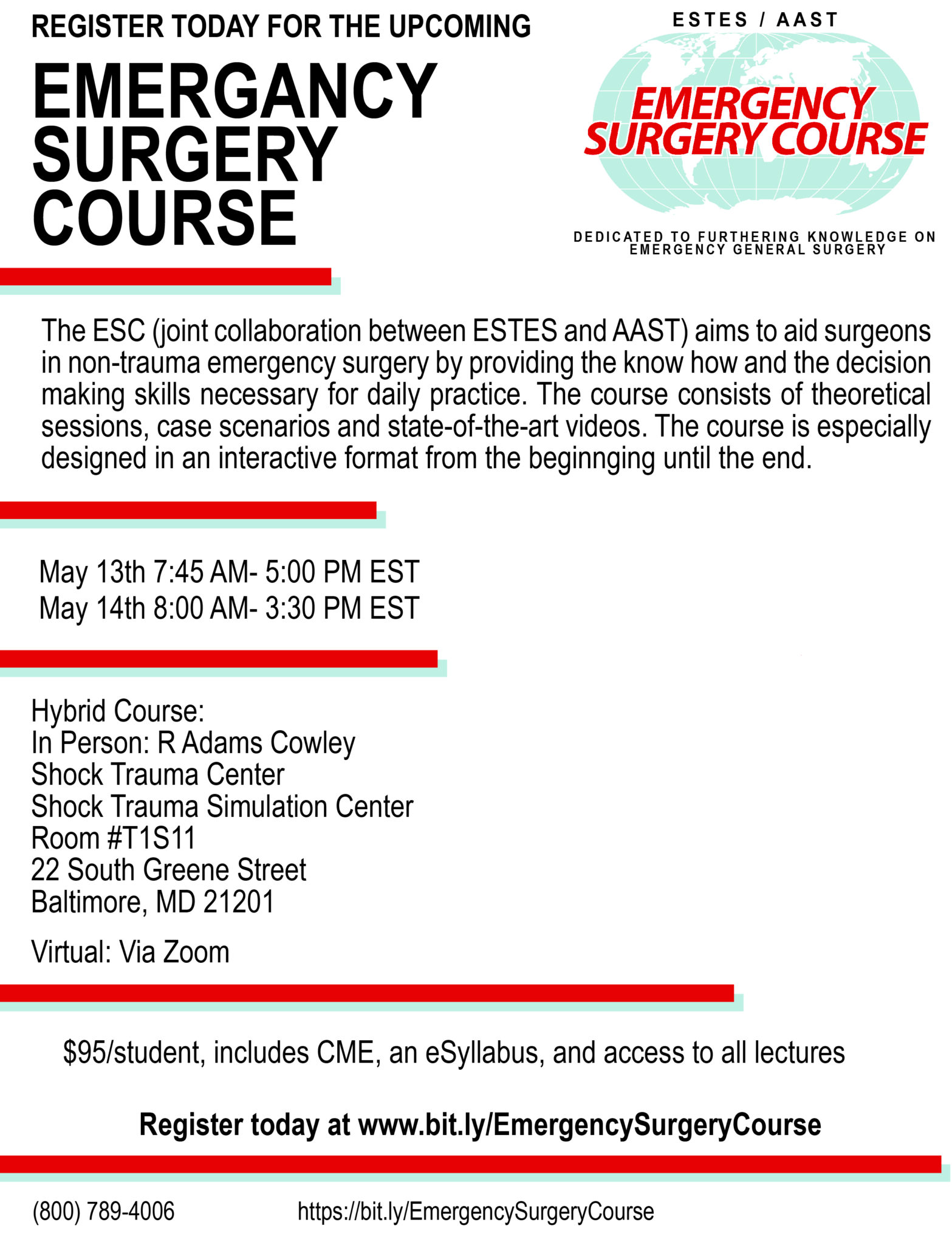 ESTES/AAST Emergency Surgery Course - Maryland TraumaNET